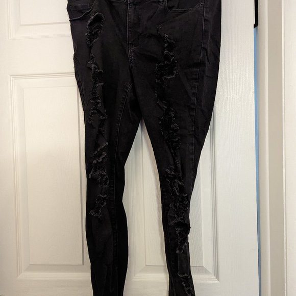 Fashion to Figure | Jeans | F2f Denim Overly Destroyed Skinny Jeans 2 ...